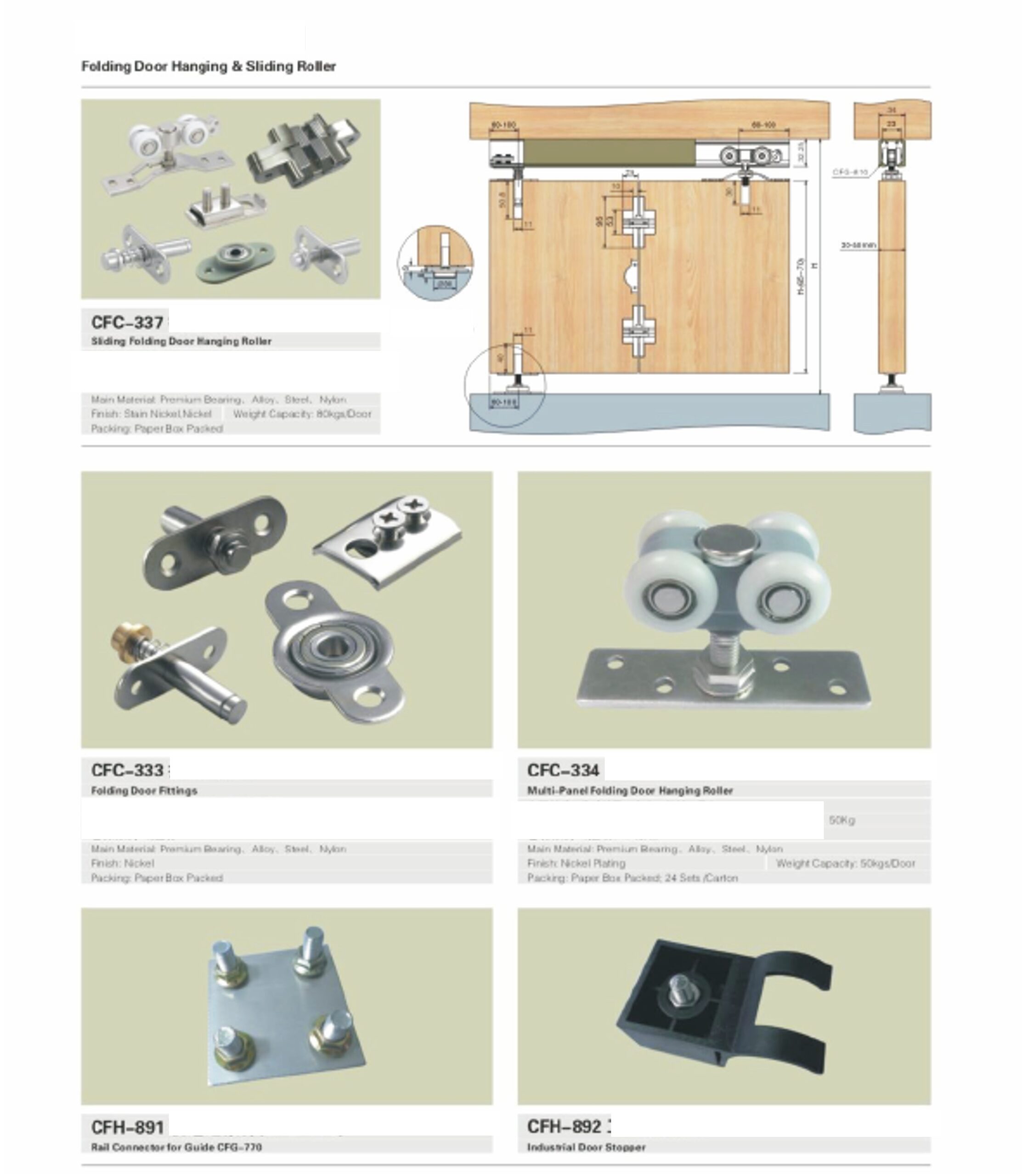 Bi-Folding Room Dividing System BF10