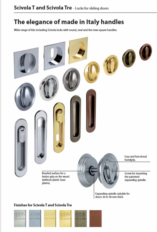 Flush Twist Handle Chrome